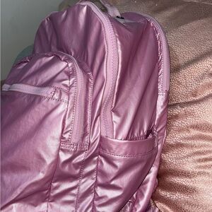 Kipling | Bags | Kipling Metallic Lilac Pink Backpack Extra Large 7 ...